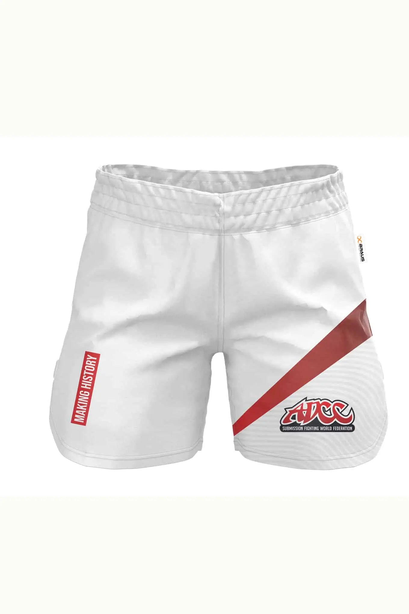 ADCC Fight Shorts White – Braus Fight ADCC